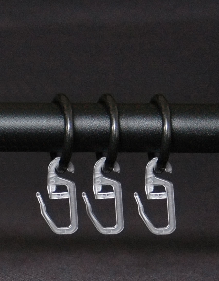 Clip, plastic with lock, 100 pcs – Hasta Home – Welcome!